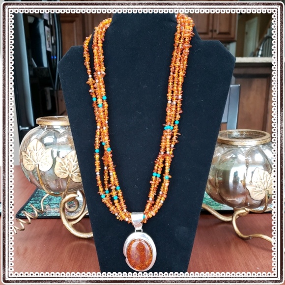 Jay King | Jewelry | Jay King Amber Turquoise Necklace | Poshmark